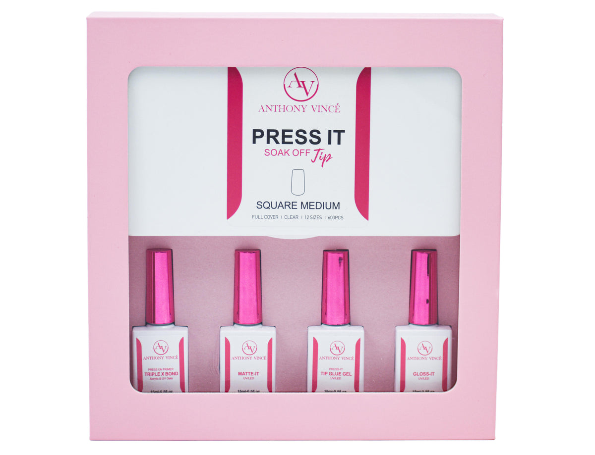 AV Press-on Gel Tip Kit – Anthony Vincé Shop